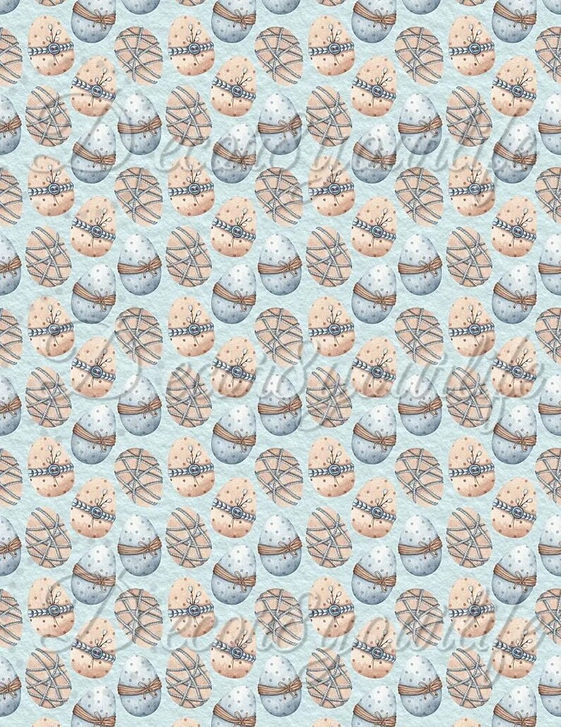 Easter Crafts Digital Scrapbook Paper Kit. Scrapbook Paper Pack ...