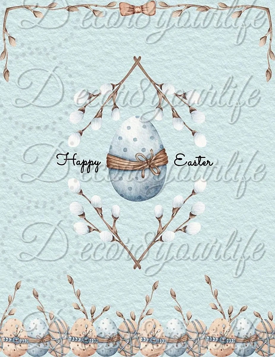 Easter Crafts Digital Scrapbook Paper Kit. Scrapbook Paper Pack ...