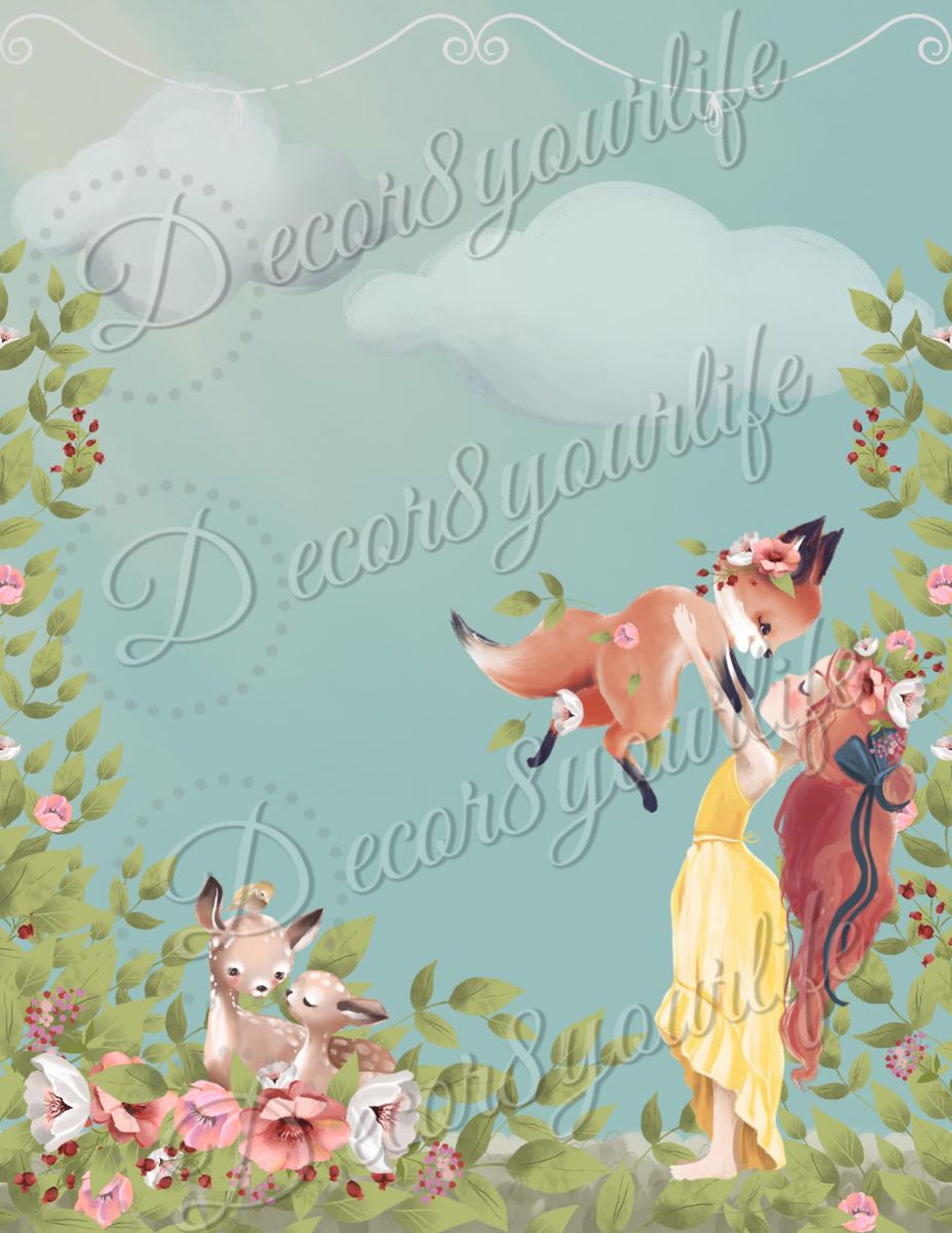 Fall Scrapbook Paper Pack | Cute Critters by Decor8yourlife | 8.25x10 ...