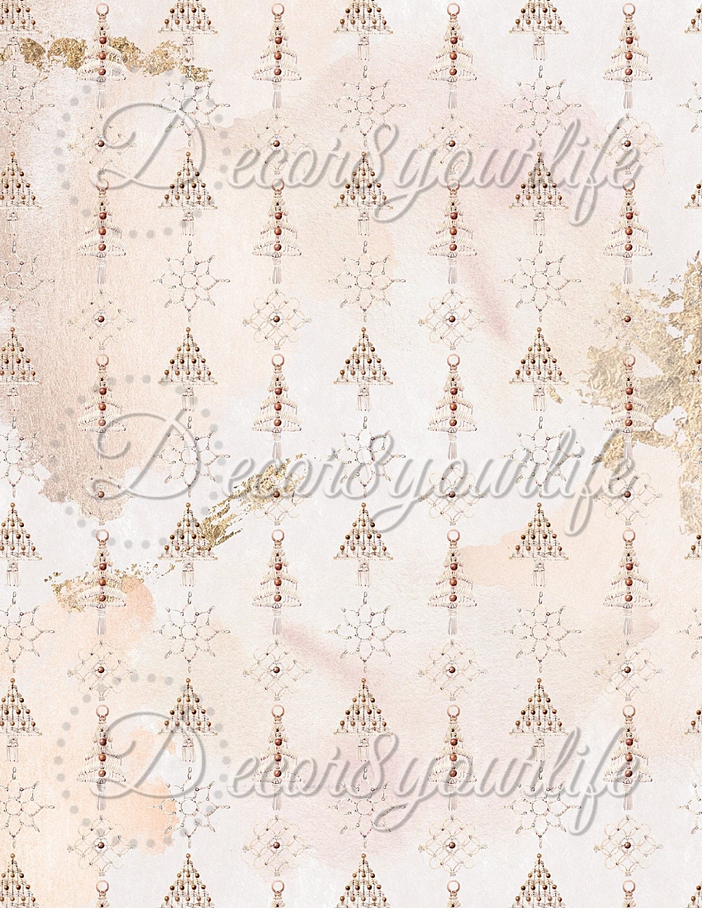 Shabby Chic Boho Digital Printable Paper Collection - Boho Dream - Etsy