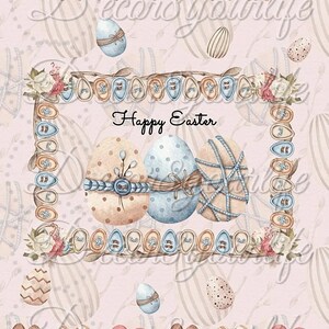 Easter Crafts Digital Scrapbook Paper Kit. Scrapbook Paper Pack ...