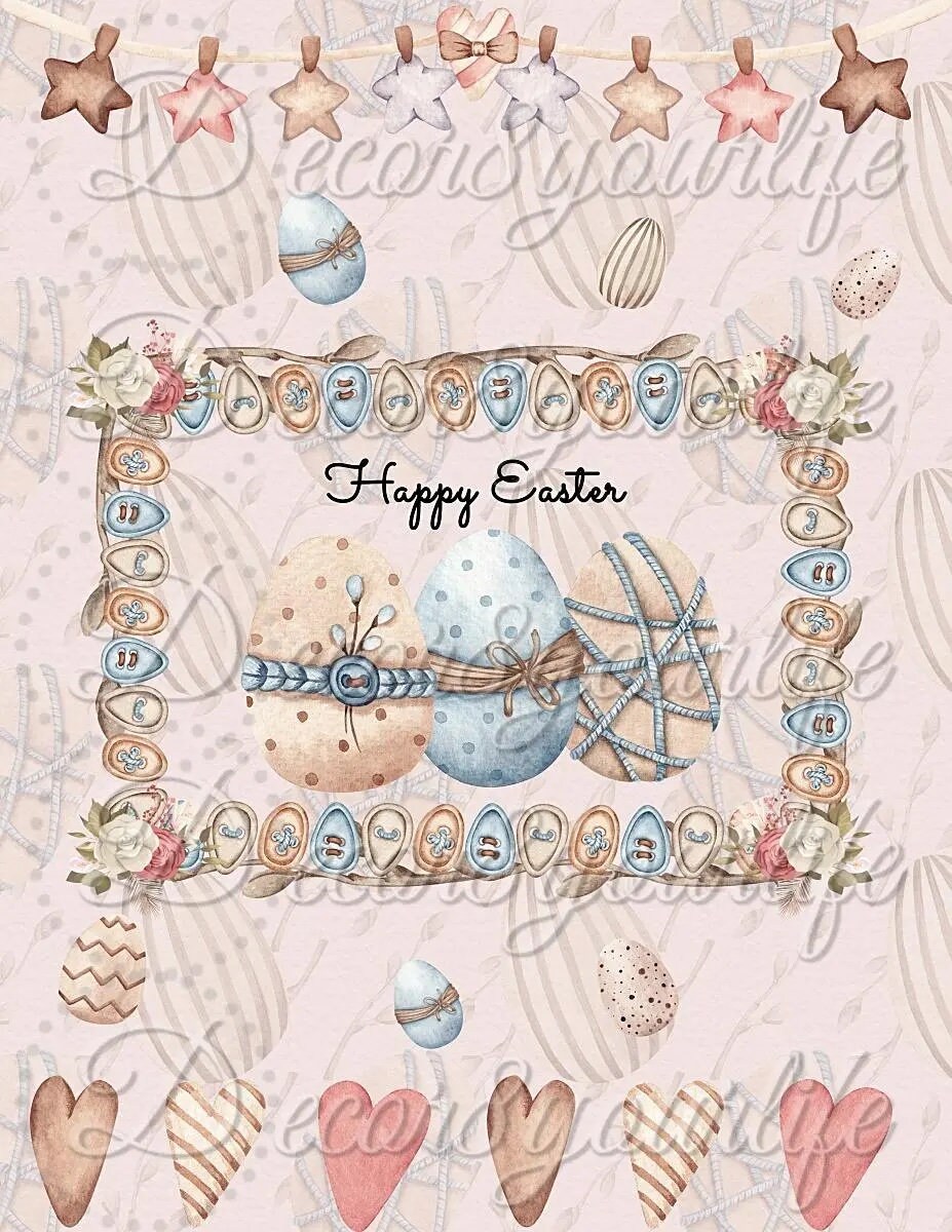 Easter Crafts Digital Scrapbook Paper Kit. Scrapbook Paper Pack ...