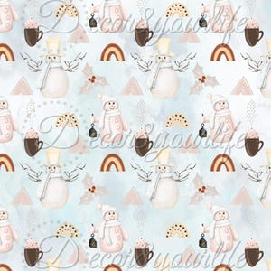 Winter Theme Scrapbook Paper Pack: Winter Friends by Decor8yourlife ...