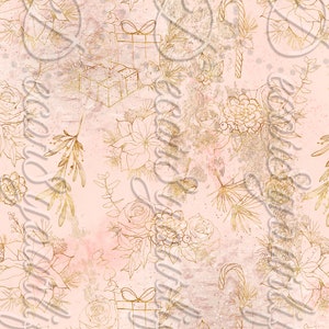 Shabby Beautiful Christmas Vintage Shabby Chic Digital Scrapbook Paper ...