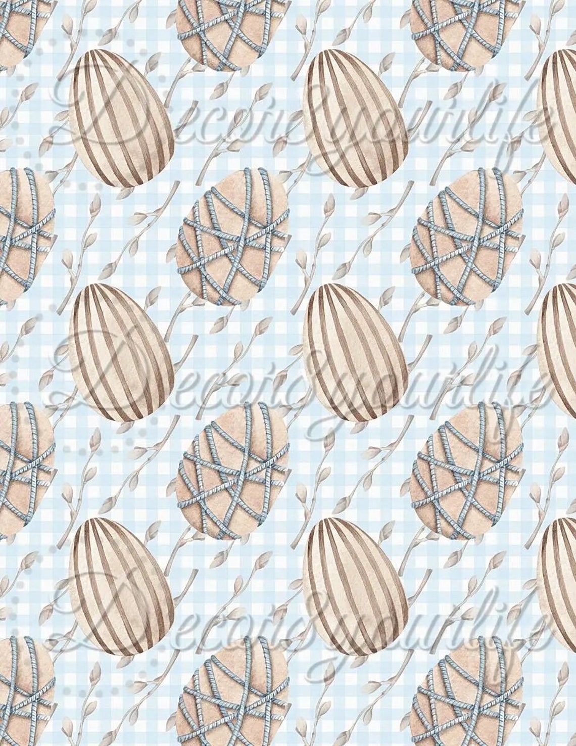 Easter Crafts Digital Scrapbook Paper Kit. Scrapbook Paper Pack ...
