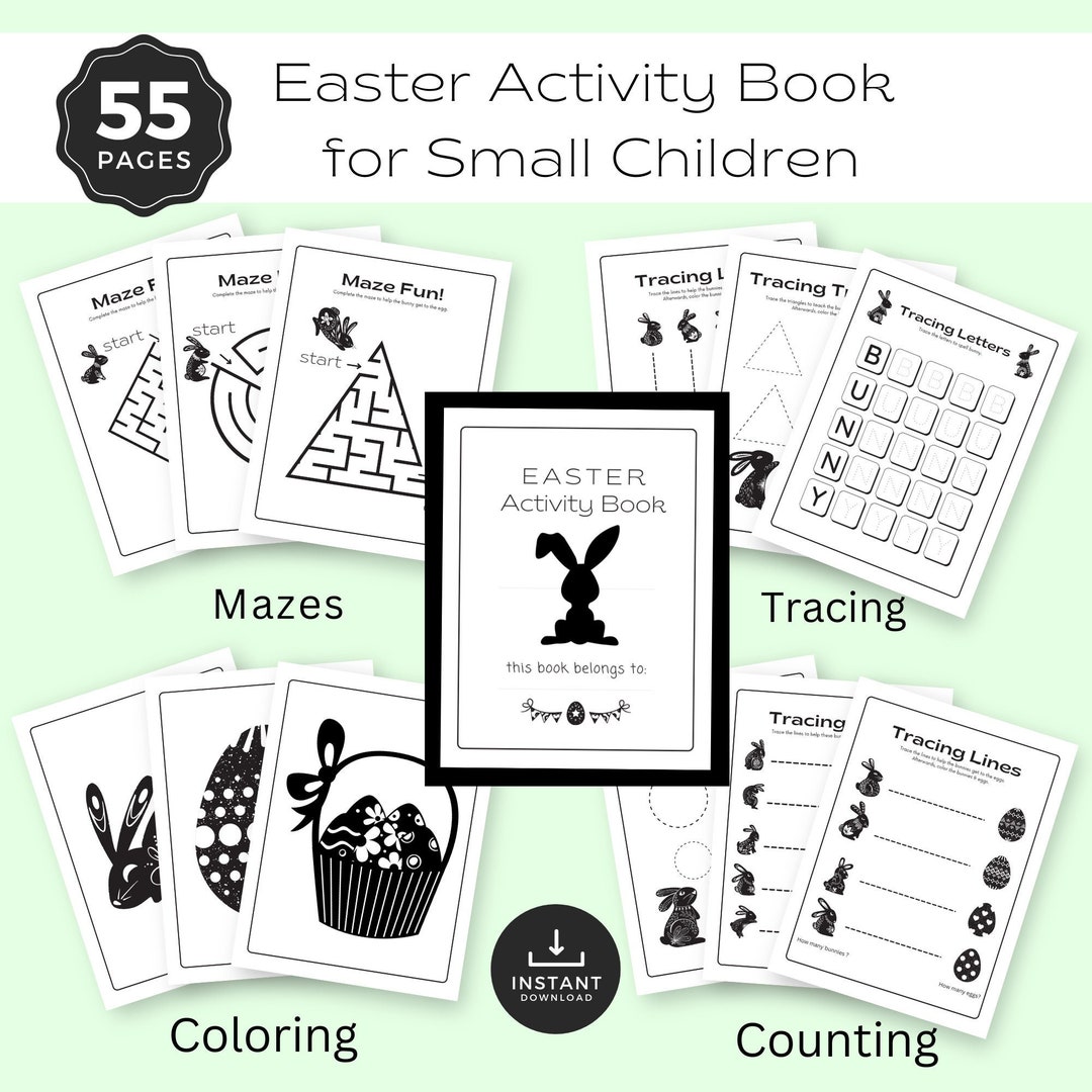 Easter Activity Printable for Small Children / Instant Download Small ...
