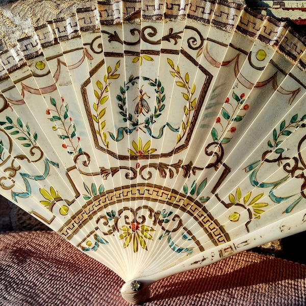 Antique Hand Fan - Etsy