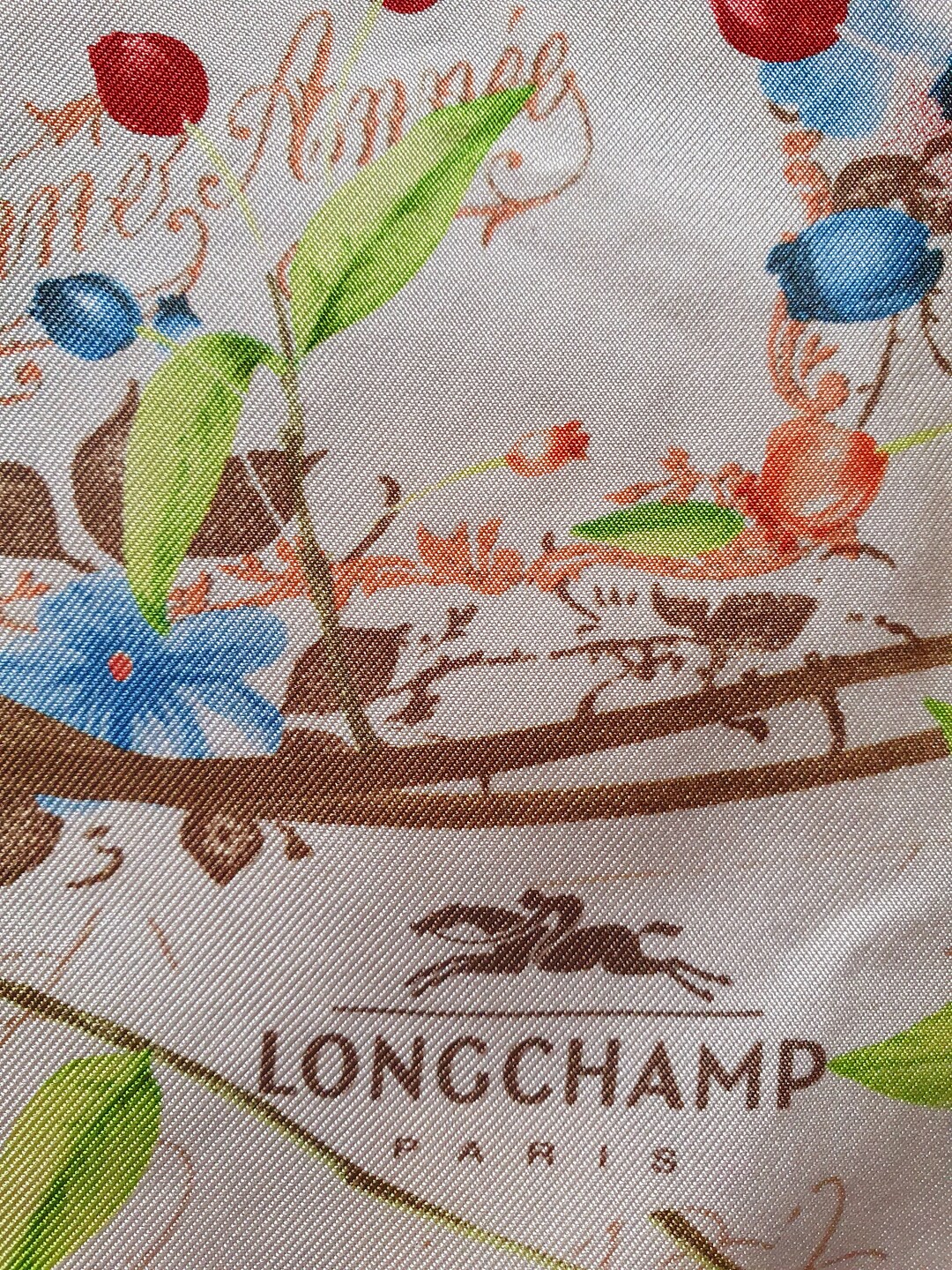 Stunning LONGCHAMP Vintage French Paris Collector's Silk Scarf ...