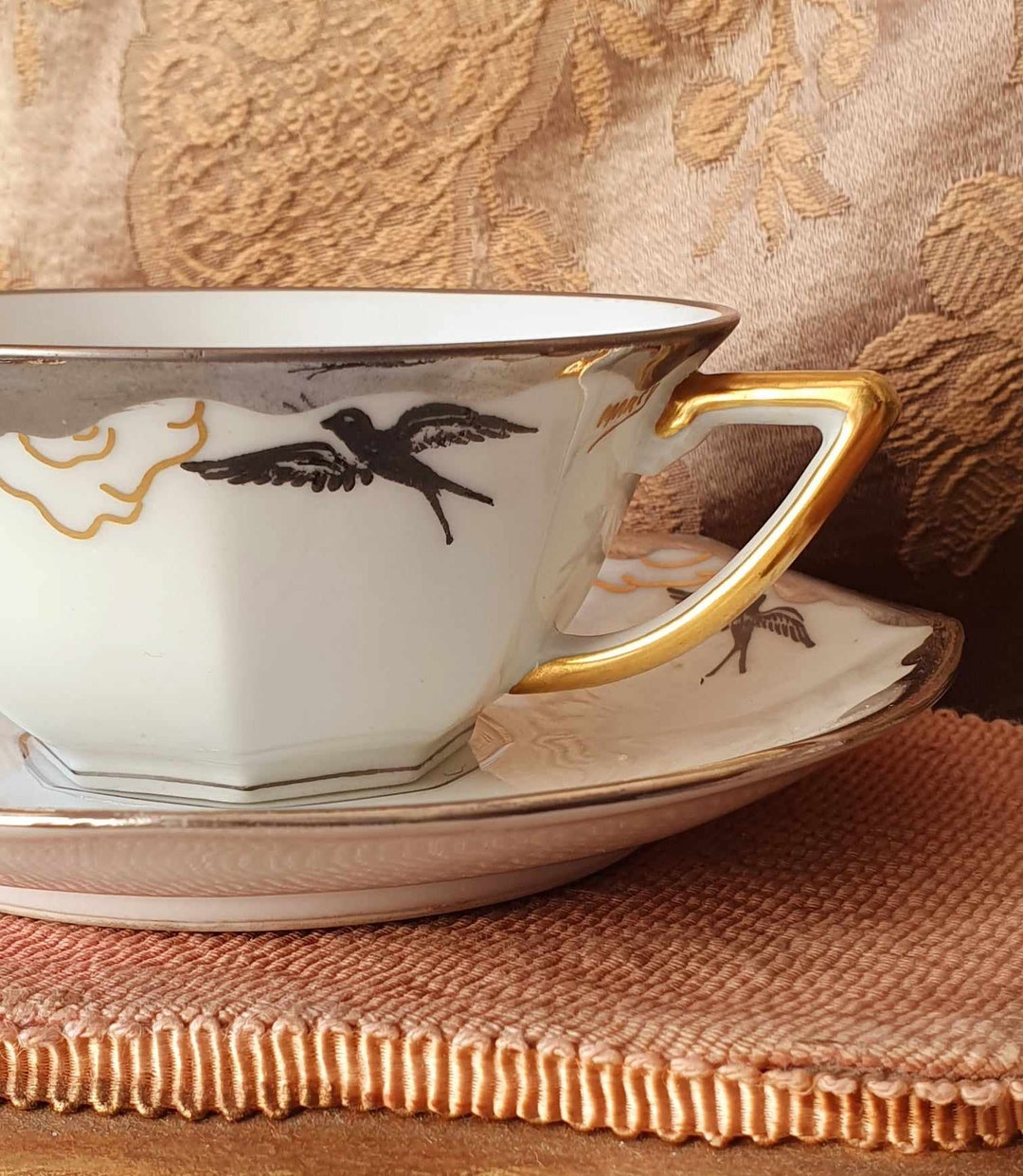 Stunning Antique French Marcy Signature Limoges Porcelain Art-deco ...