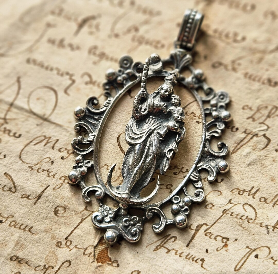 Rare 18thc Antique French-found Hispanic Viceregal Religious Sterling ...
