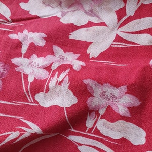 Rare Timeworn 19thc Antique French Art-nouveau Cretonne Petit Fabric ...