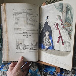 Stunning 19thc Antique French Paris Women's Hardback Book-magasin Des ...