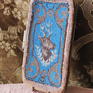 Exquisite & Rare 19thc Antique French Stag Themed Handcrafted Micro ...