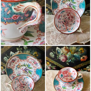 RARE Exquisite Antique French Jade Enamelled Minton Porcelain Cabinet ...