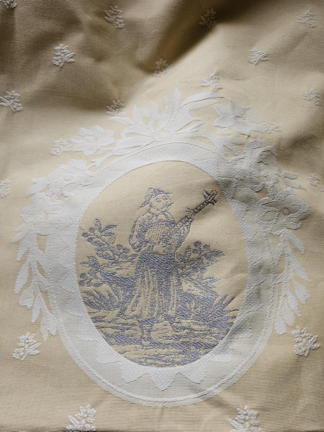 Stunning Opulent Vintage French Tissages De Gravigny Jacquard ...