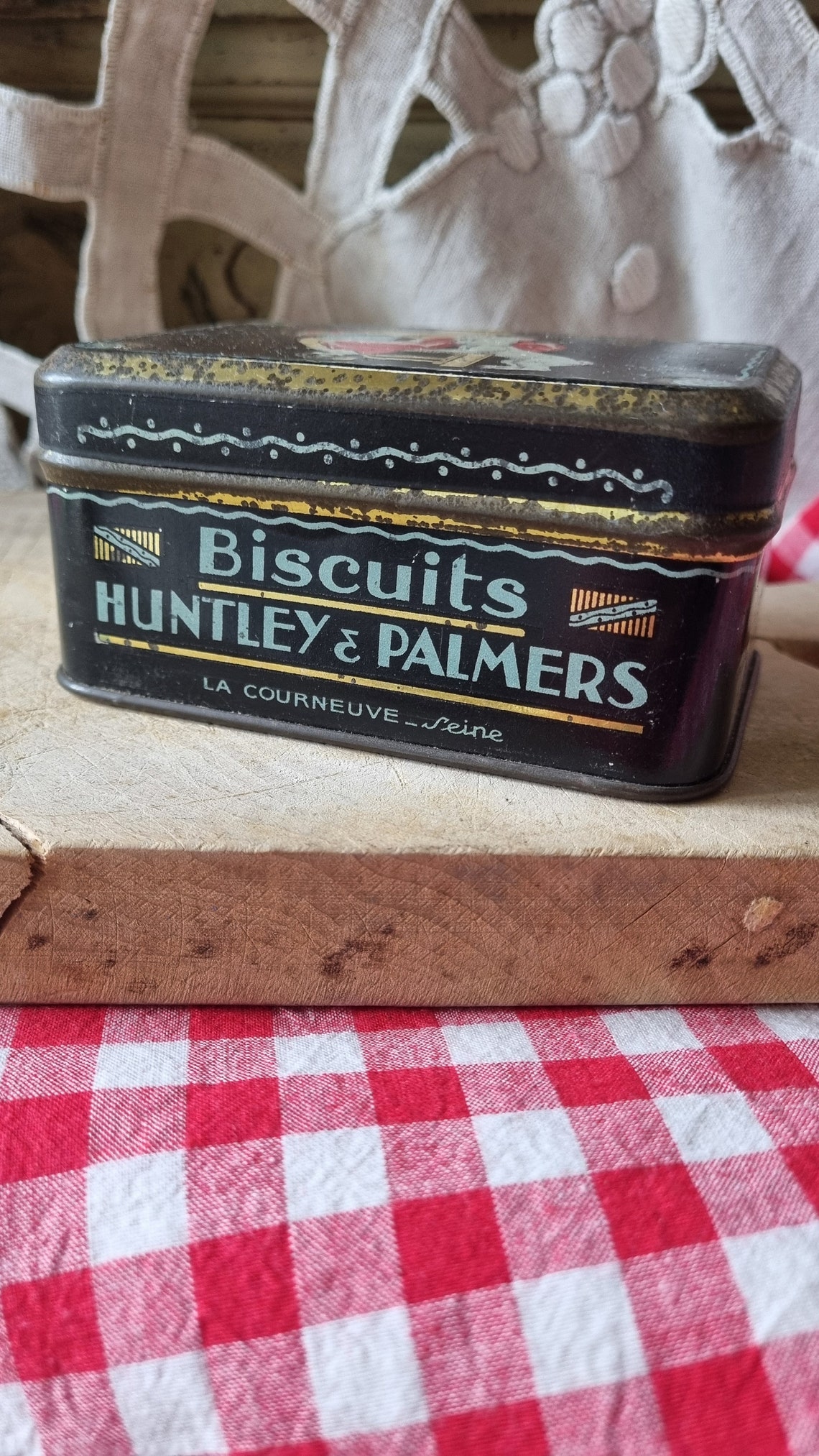 RARE Antique French Art-deco 1920's Publicité Pour Les Biscuits Huntley ...