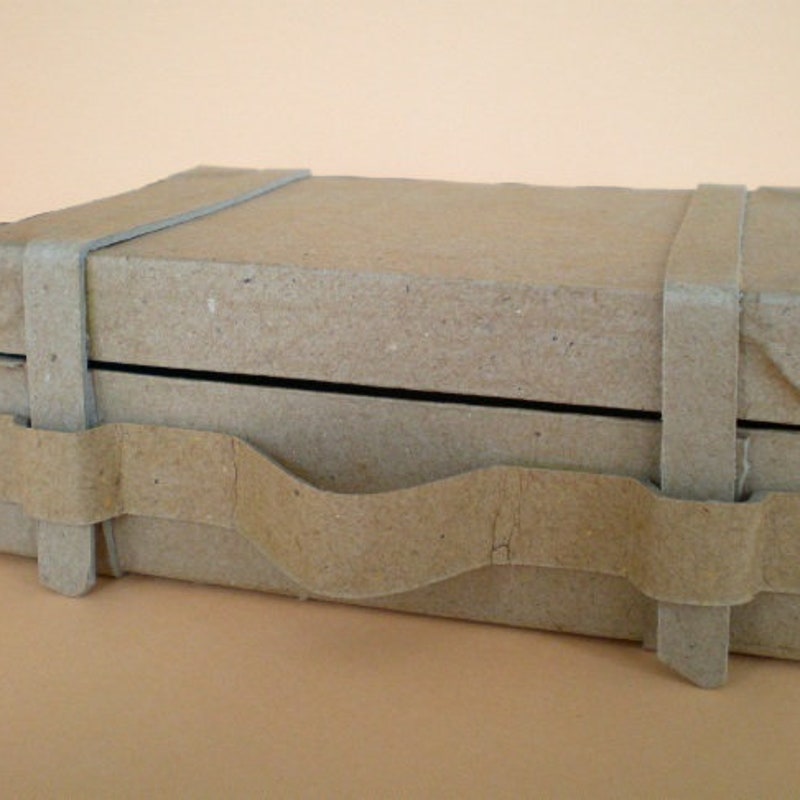 Cardboard Suitcase - Etsy