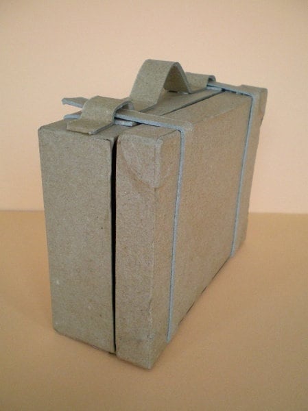 DIY Papier-mâché Suitcase / DIY Suitcase Made of Papier-mâché / Sturdy ...