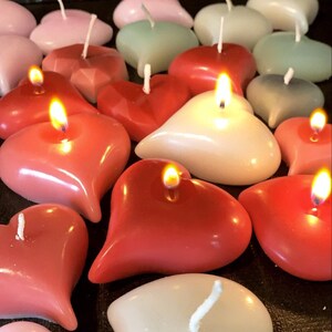 Heart Candles - Etsy