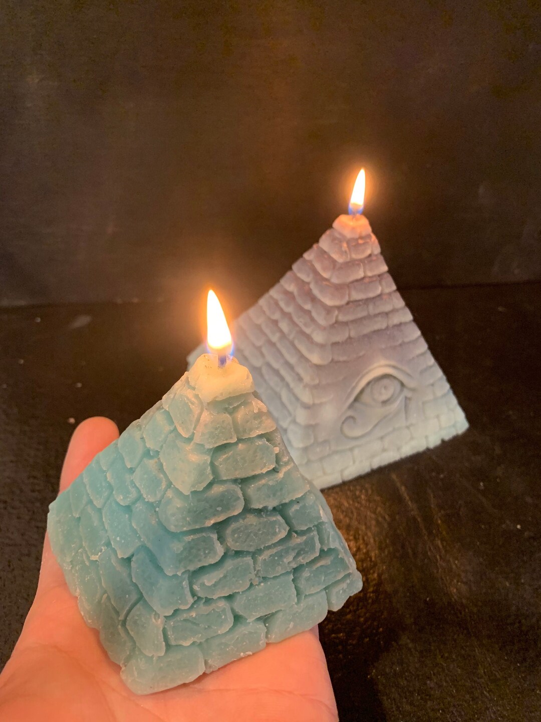 Mini Pyramid Candle/candle/figure/sculpture/candle 3d/scented/gift/home ...