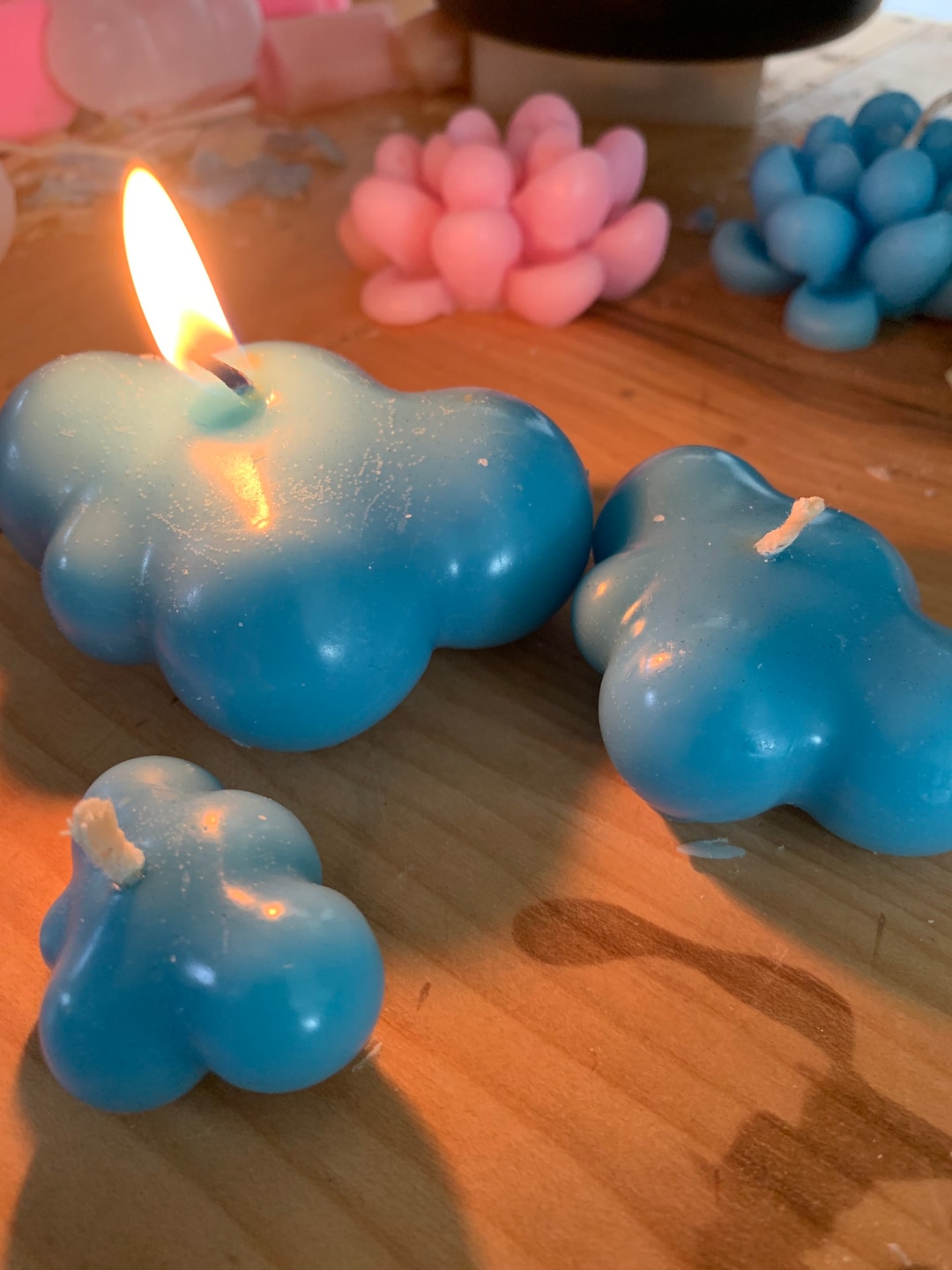 Cloud Candles/candle/figure/sculpture/candle 3d/scented/gift/home Decor ...