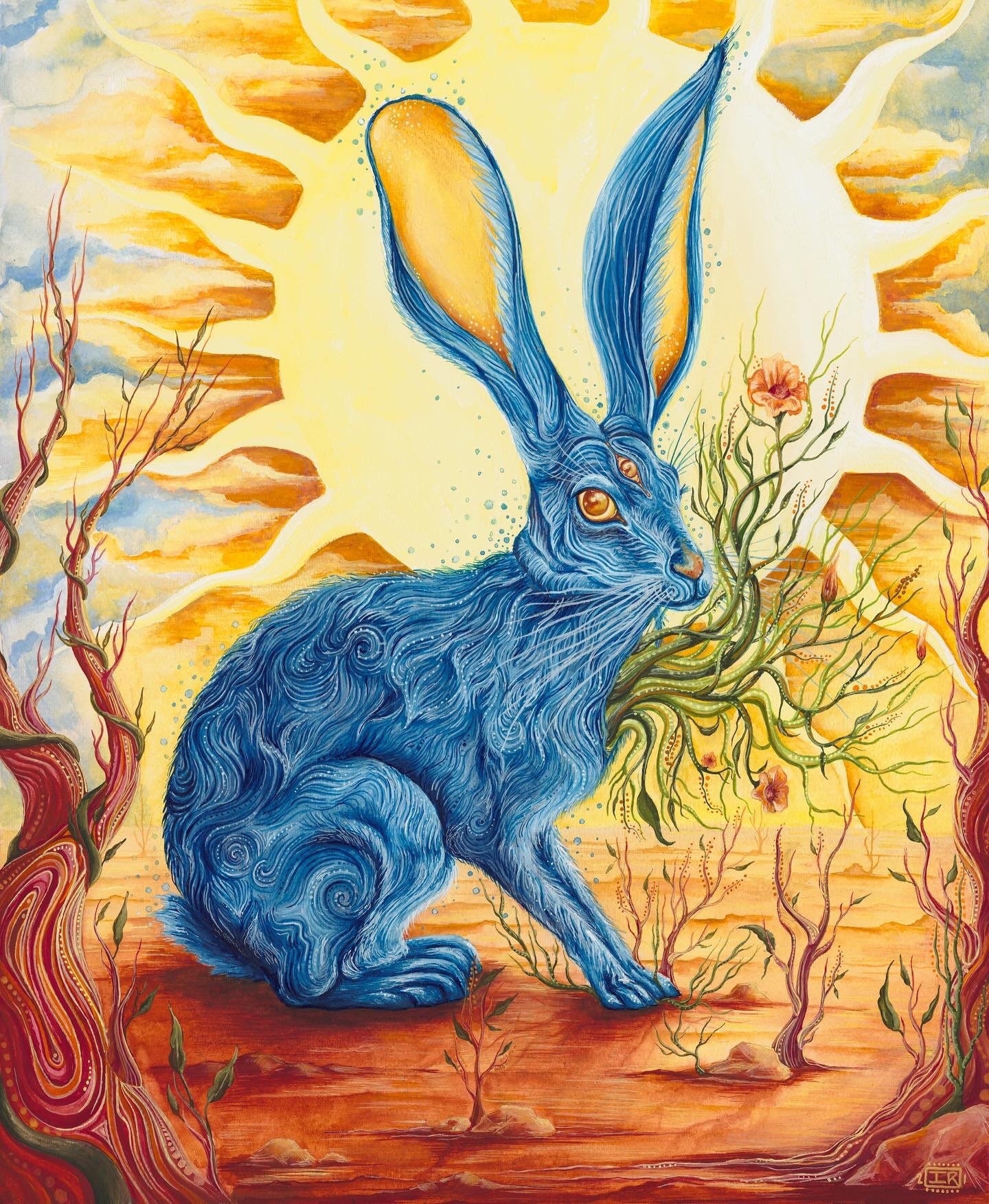 Jack Rabbit Painting