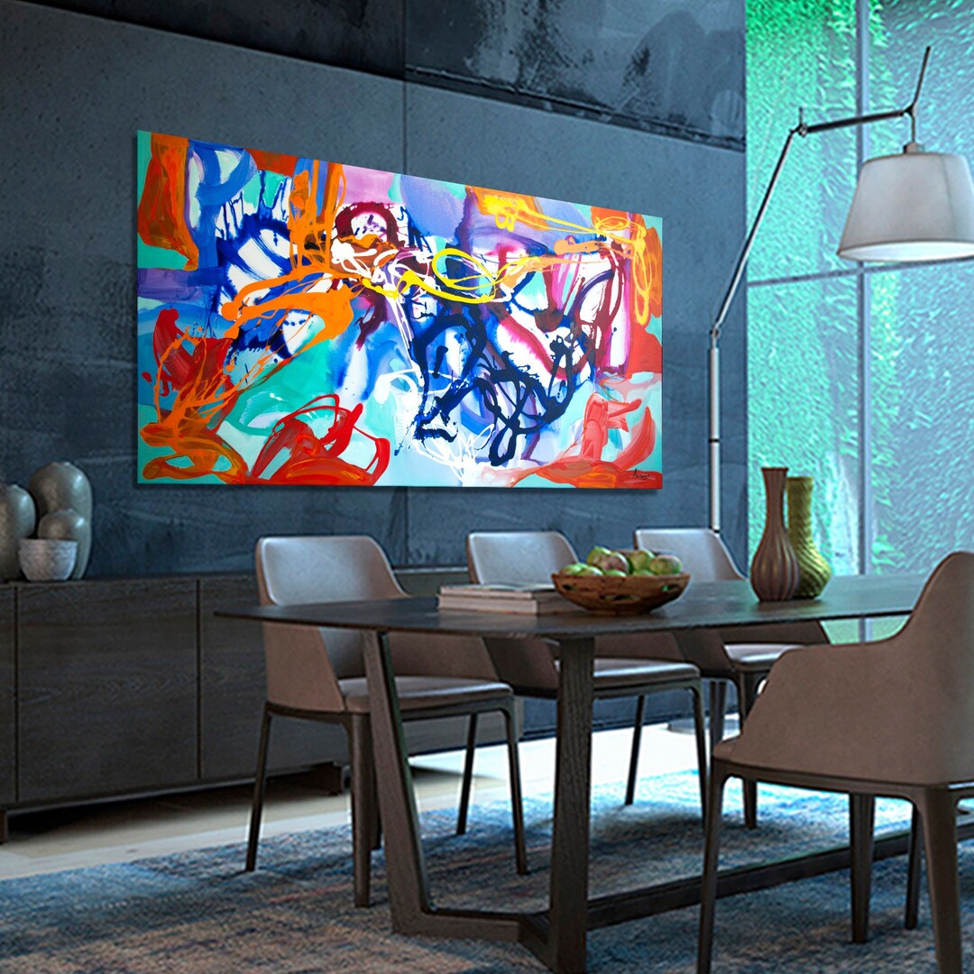 Extra Large Painting Modern Abstract Oversize Canvas Painting. - Etsy