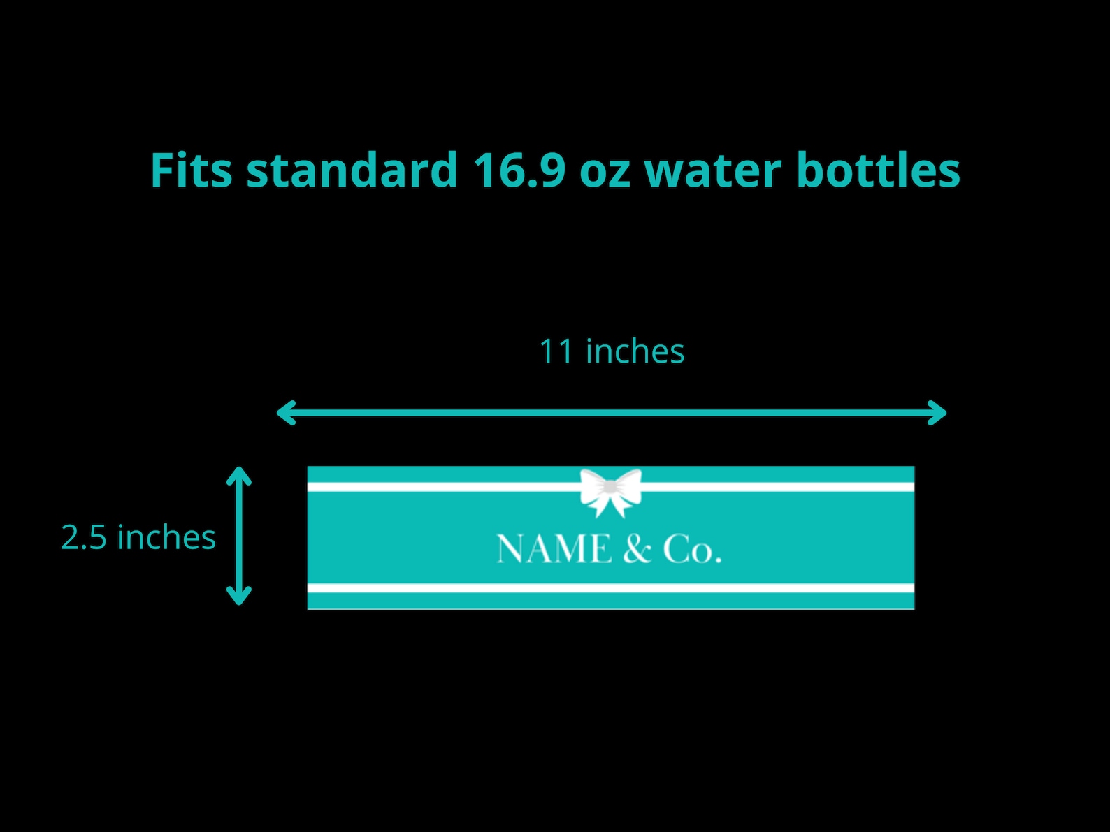 Tiffany & Co. Customizable Water Bottle Labels - Etsy