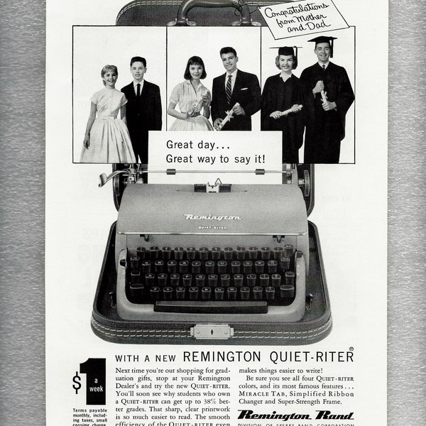 Typewriter Ad - Etsy