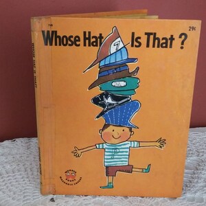 1960 Whose Hat is That Vintage Children's Wonder Book 742 by Leonard ...