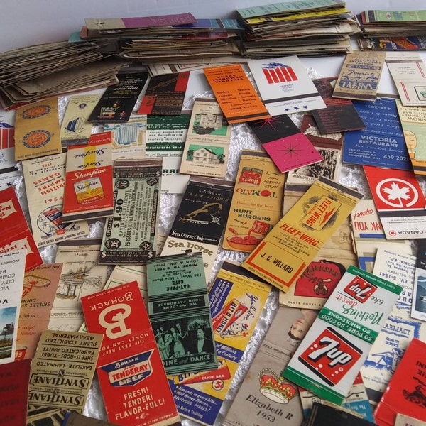 Old Matchbook Covers - Etsy