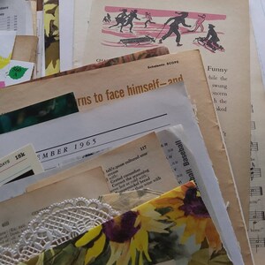 50 Pieces of Vintage Paper Ephemera Pack Postcards Envelopes - Etsy