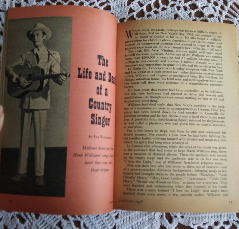 January 1956 Coronet Magazine J. Graham Kaye Sledding Cover - Etsy