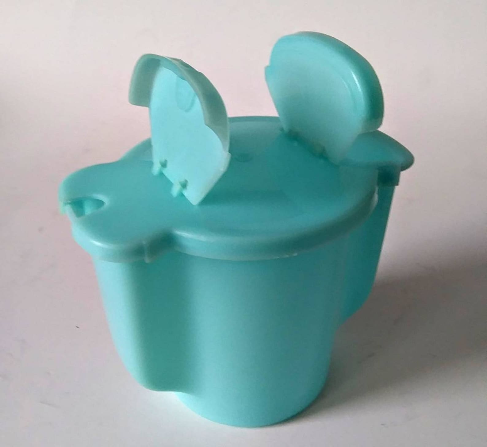 Vintage Aqua Blue Tupperware Sugar Bowl Storage Use Spoon or | Etsy