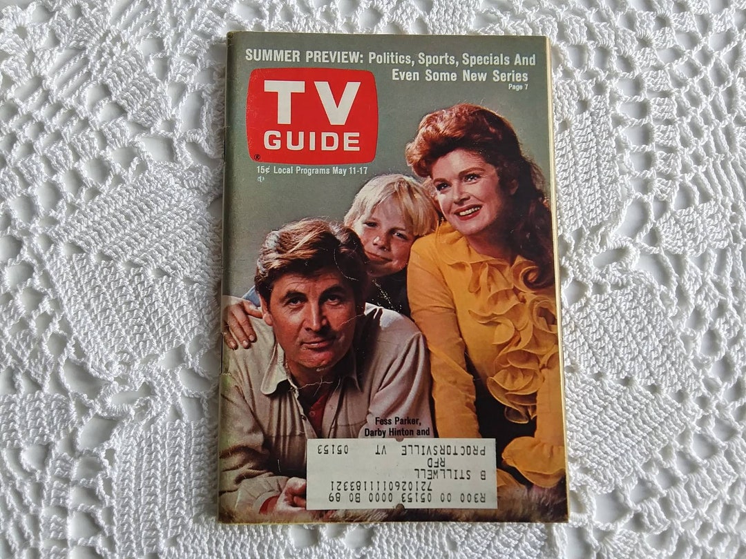 May 11, 1968 TV Guide, Daniel Boone, Patricia Blair, Darby Hinton, Fess ...