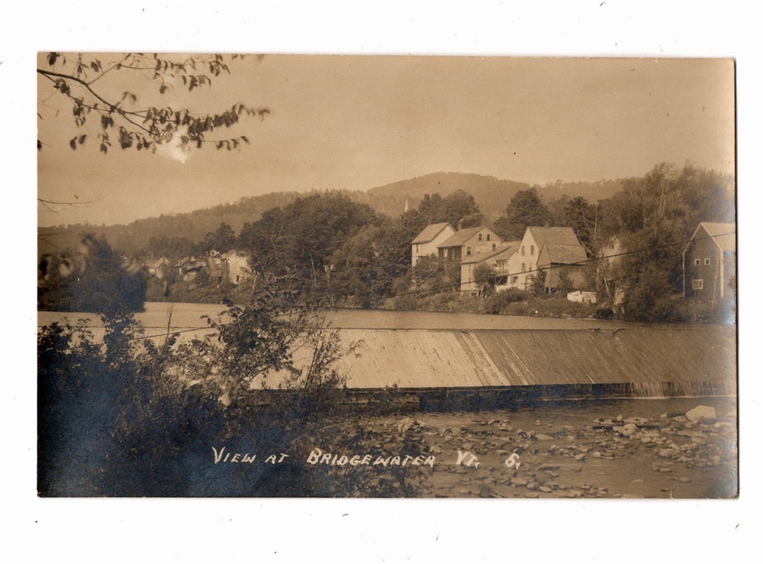 Antique Bridgewater, Vermont Real Photo Postcard, Eastern Illustrating ...
