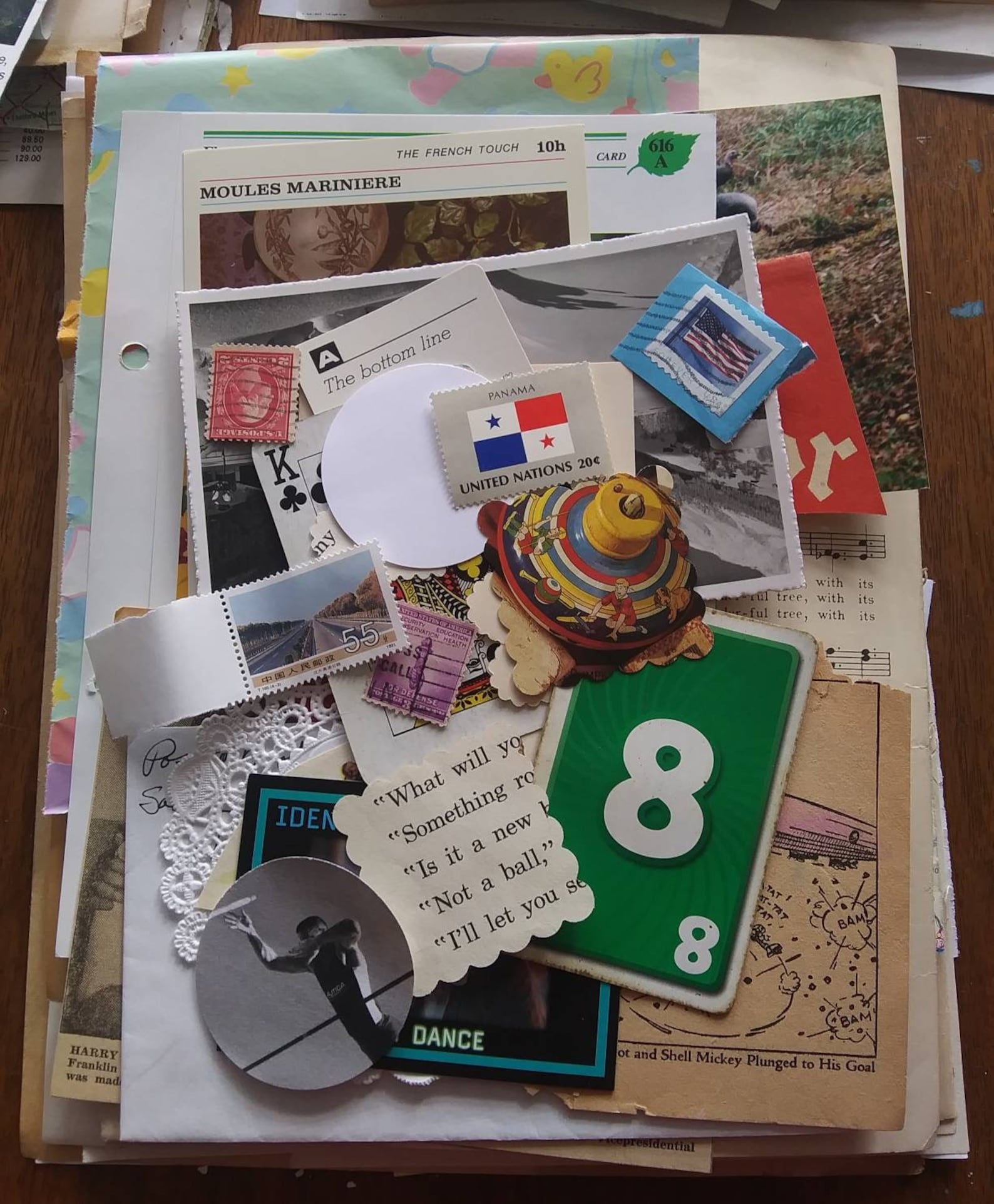 50 Pieces of Vintage Paper Ephemera Pack Postcards Envelopes - Etsy