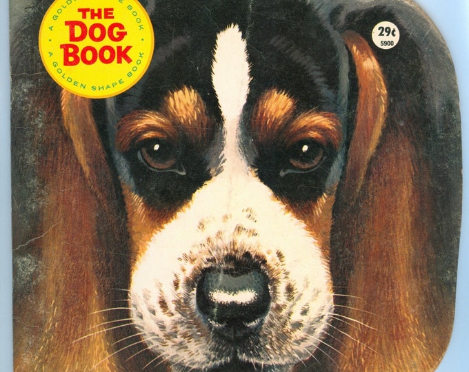1964 the Dog Book 5900 Children's Golden Press Shape Book by Jan Pfloog ...