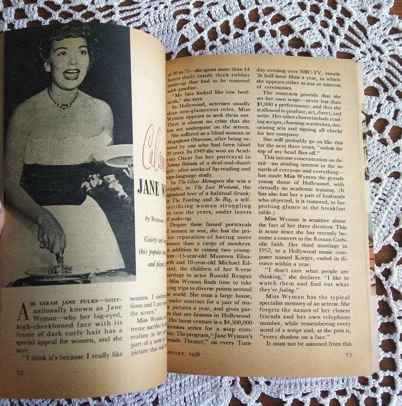 January 1956 Coronet Magazine J. Graham Kaye Sledding Cover - Etsy