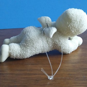 Vintage Snowbabies Christmas Ornament, Noel Angel Blowing Horn ...