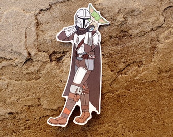 The Mandalorian Decal Sticker Featuring Mando Symbol Emblem - Etsy
