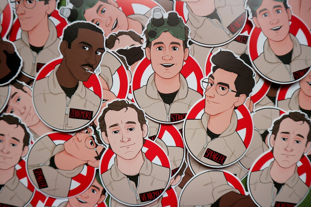 Ghostbusters Vinyl Stickers - Etsy