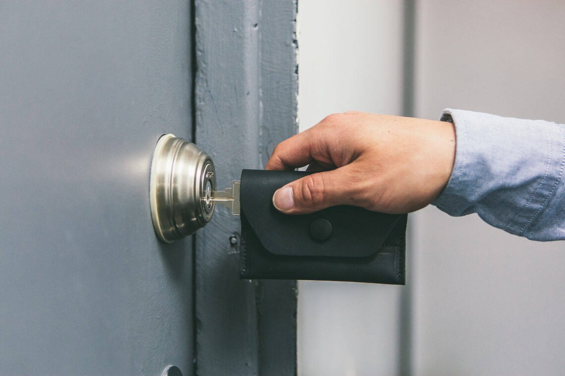 IPPINKA MKC Slim Wallet and Key Holder All-in-one Leather Organizer for ...