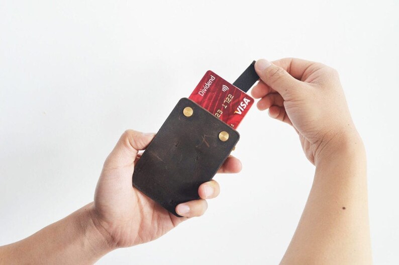 IPPINKA MKC Minimalist Key Holder Wallet With Pull Tab All-in-one ...