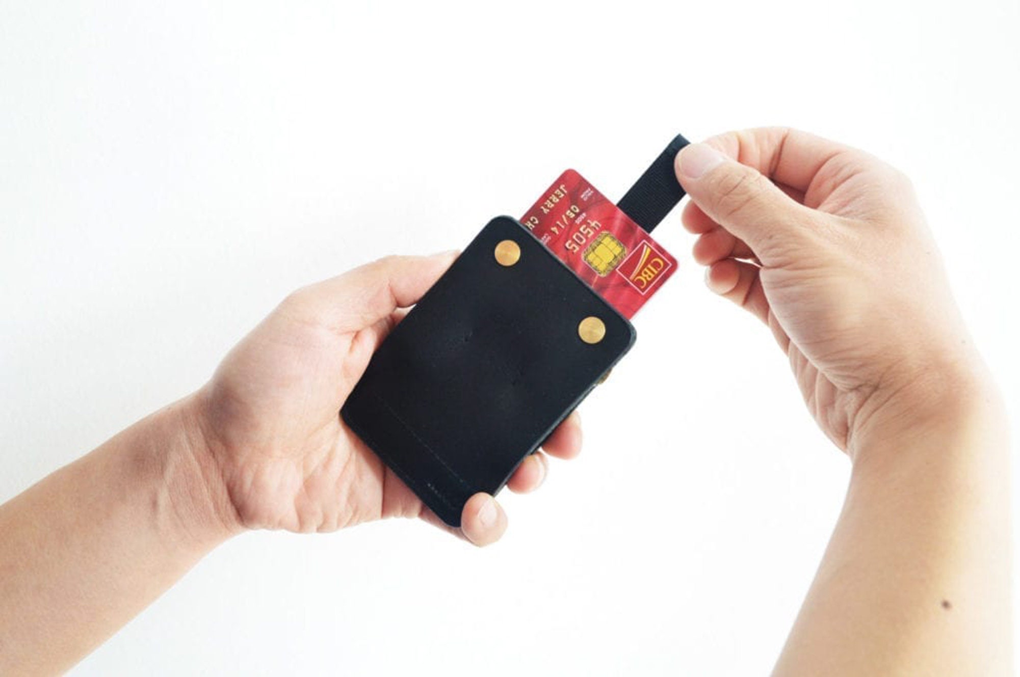 IPPINKA MKC Minimalist Key Holder Wallet With Pull Tab - Etsy New Zealand