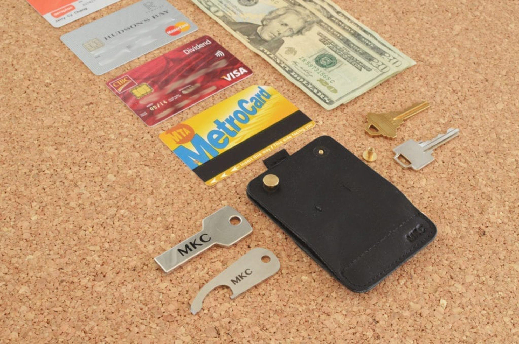 IPPINKA MKC Minimalist Key Holder Wallet With Pull Tab - Etsy New Zealand