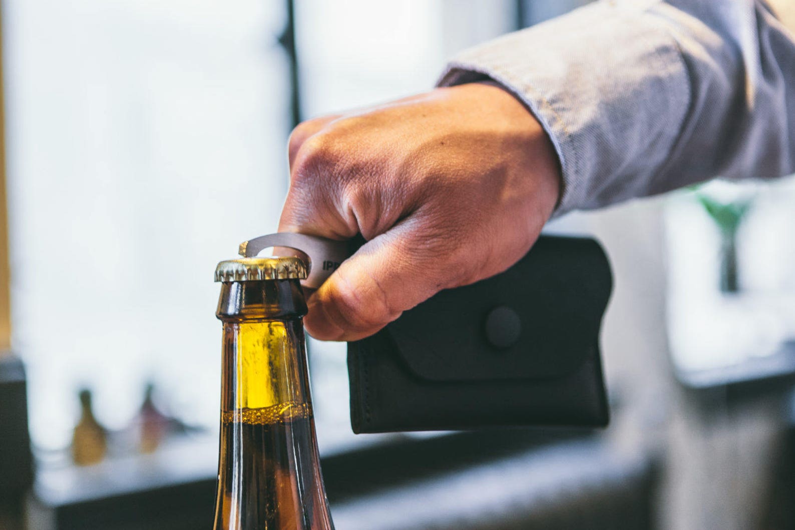 IPPINKA MKC Slim Wallet and Key Holder | All-in-one Leather Organizer ...