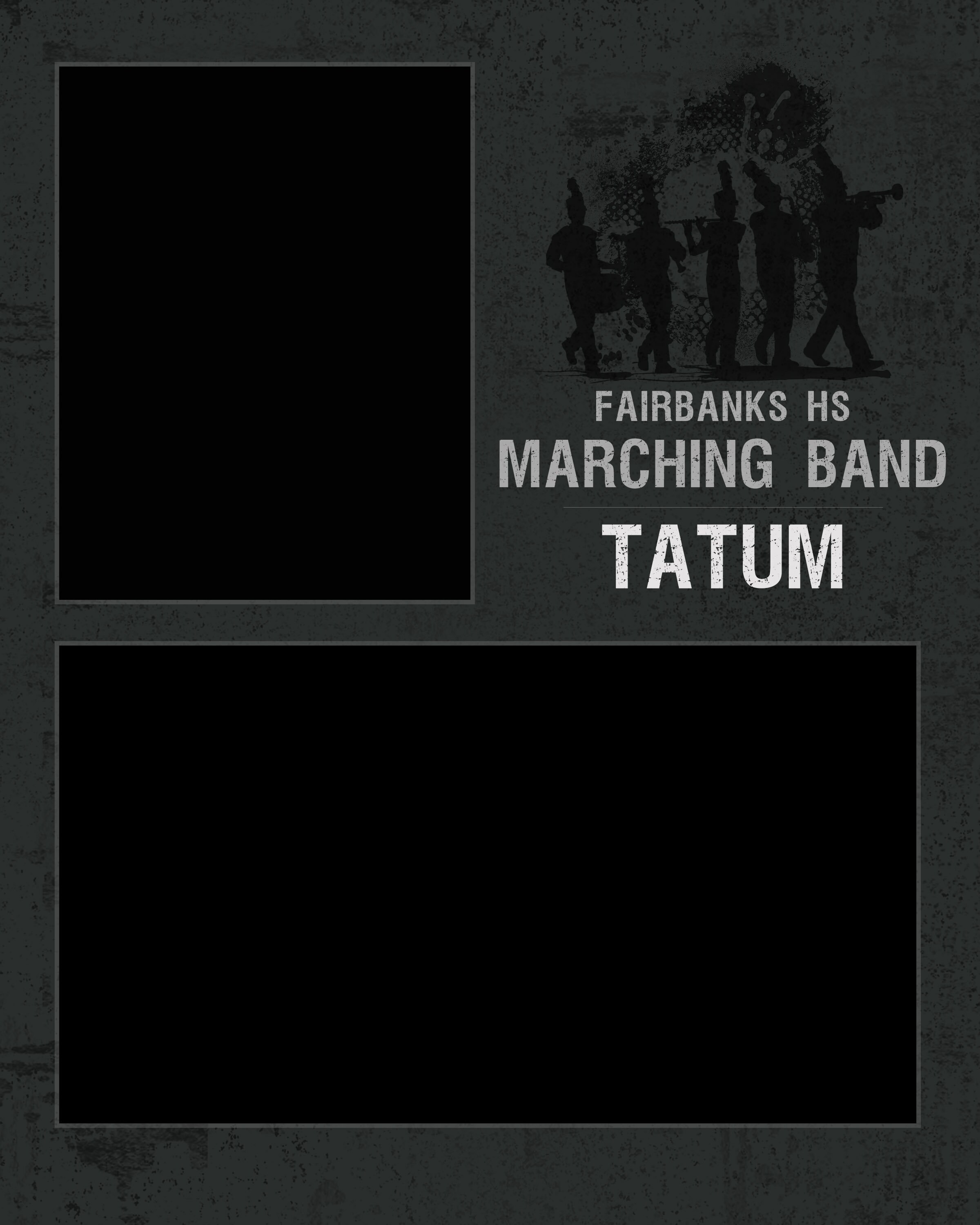 Classic MARCHING BAND Sport Memory Mate Template Trio Set - Etsy
