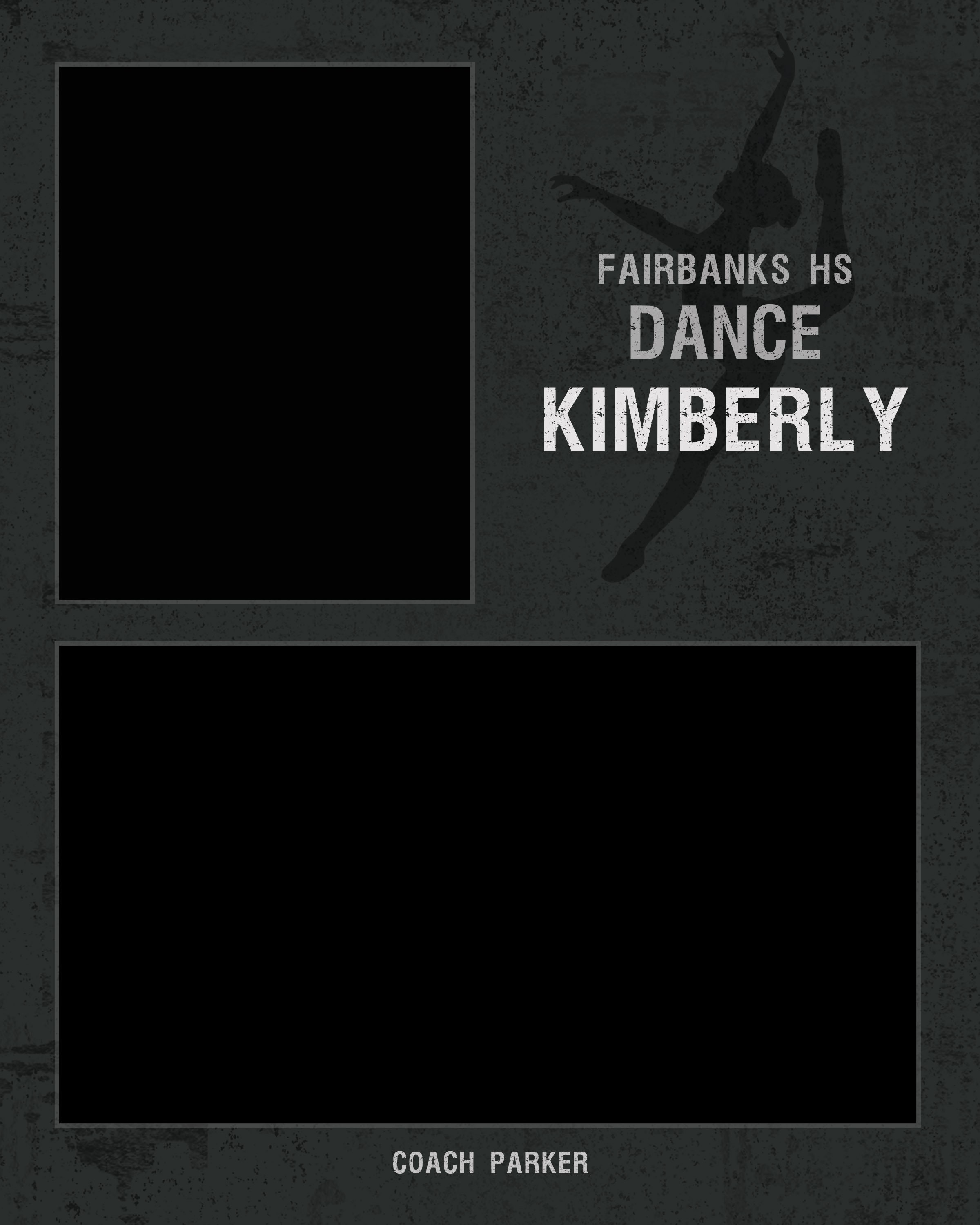 Classic DANCE Sport Memory Mate - 8x10 Trio Template Set - Etsy