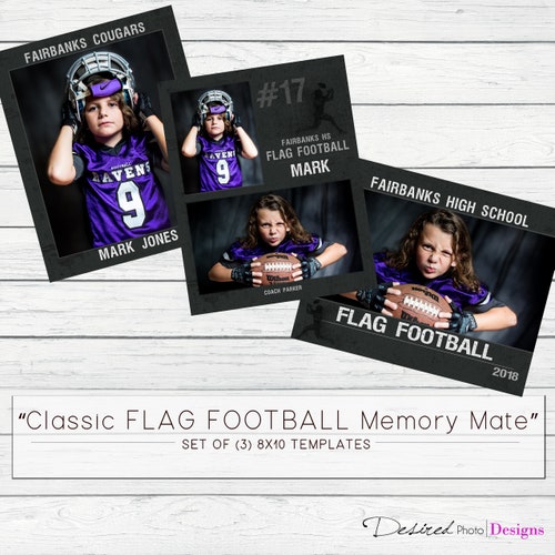 Classic CHEER Sport Memory Mate 8x10 Trio Template Set - Etsy